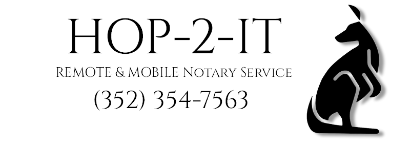 Hop-2-It! – Remote and Mobile Notary